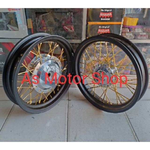 Sepaket velg set rossi ukuran 215 - 250 x 14 vario 110 beat scoopy ...