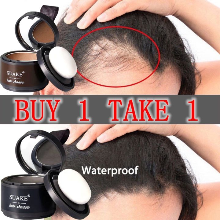 【BUY 1 TAKE 1】SUAKE Hair Shadow Powder Quick Concealer Hairline Black ...