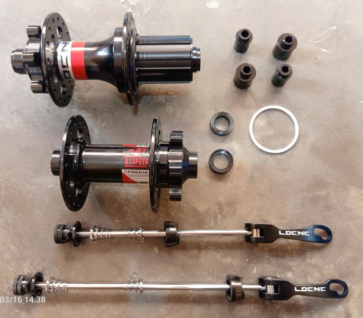 LDCNC 3.0 sealed bearing HUBS 6 Pawls 32 Holes 9MM with Tru axle ...