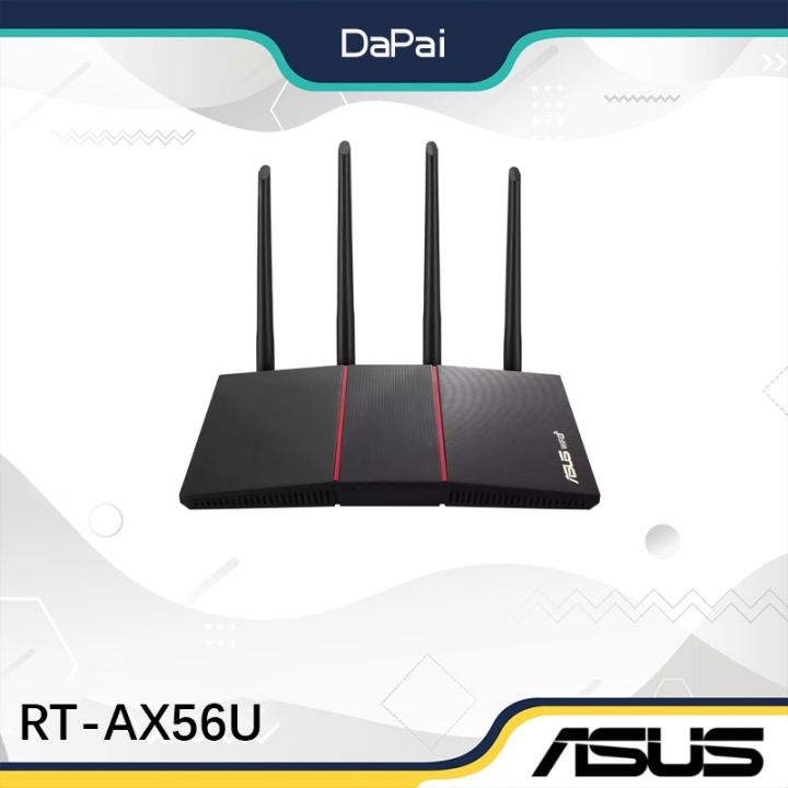 ASUS RT-AX56U Dual-band WiFi6 Gigabit Home 5G Gaming Wireless Router ...