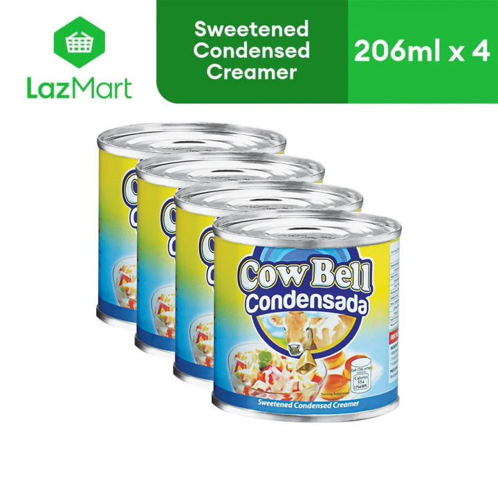 Cow Bell Condensada 160ml (206g) - Pack of 4 | Lazada PH