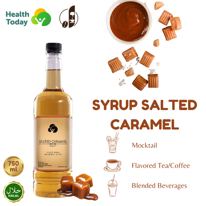Health Today Syrup Salted Caramel | 750ml | Beverage Flavours | Drinks ...