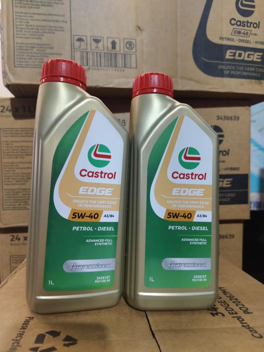 CASTROL EDGE 5W-40 ADVANCE FULLY SYNTHETIC BOTH GASOLINE AND DIESEL 1 ...