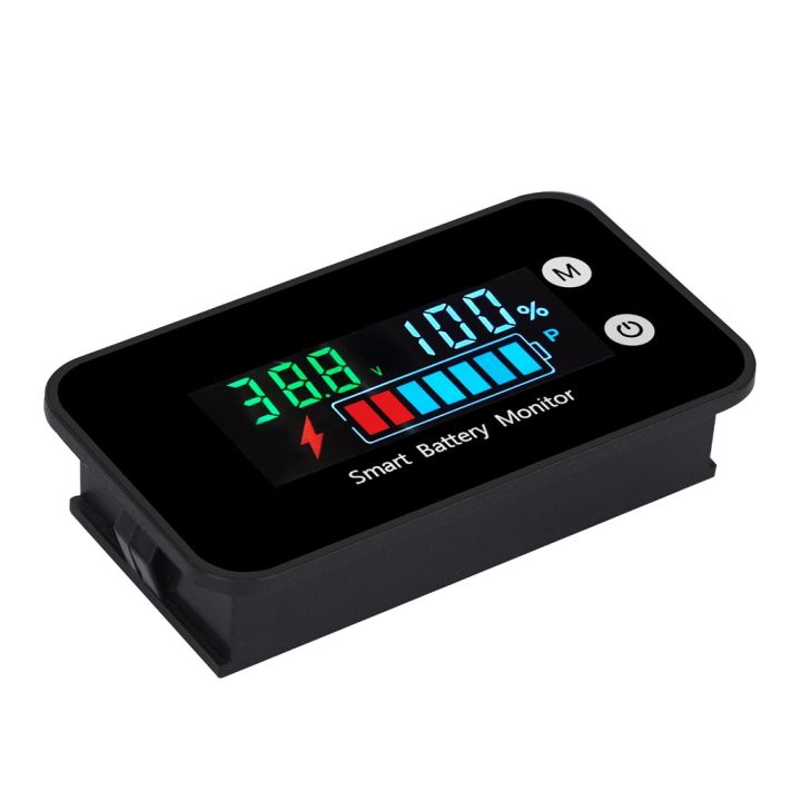 Battery Capacity Monitor Battery Meter Battery Power Percentage Voltage ...