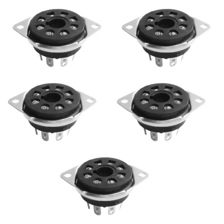 5pcs 8-Pin Vacuum Tube Socket for 6P3P 6P6P 6n8p 6n9p 5Z3P 5Z2P 6j8p ...