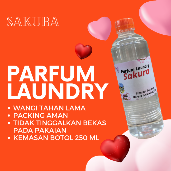 Refill Pewangi Parfum Laundry Wangi Murah Tahan Lama - Botol 250 ml ...