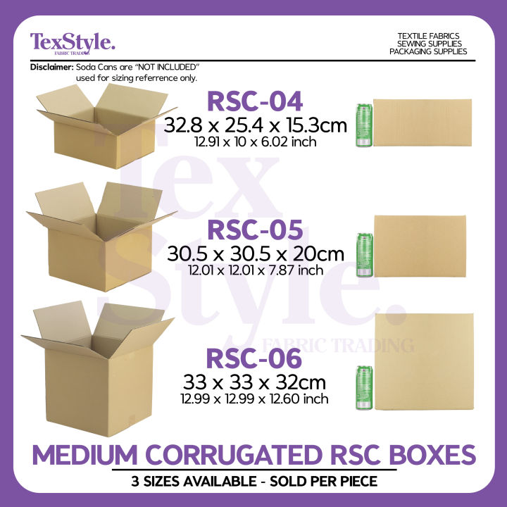 Textstyle Corrugated Box RSC Box RSC4 & RSC5 - Sold per piece | Lazada PH