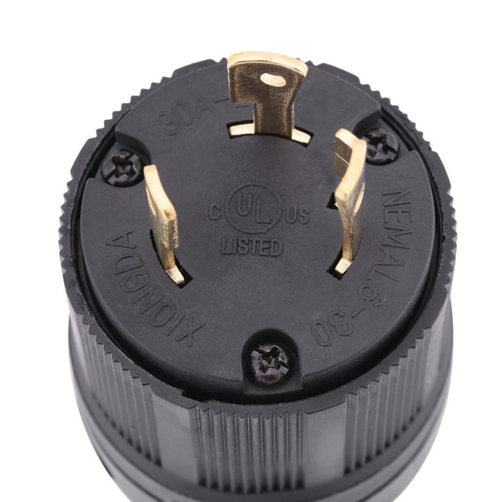 Twist Lock Electrical Plug NEMA L6-30P 30A 250V 3 Wire Twist Lock ...