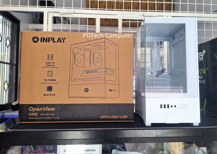 PC Case Inplay OpenView V200 WHITE | Lazada PH