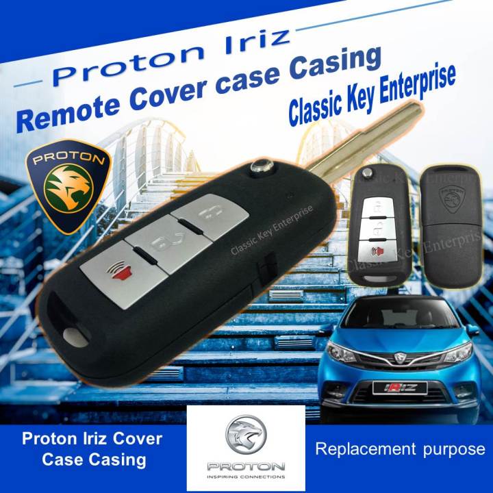 Proton Iriz Flip Key Remote Car Key Cover Case Casing 3 Button ...