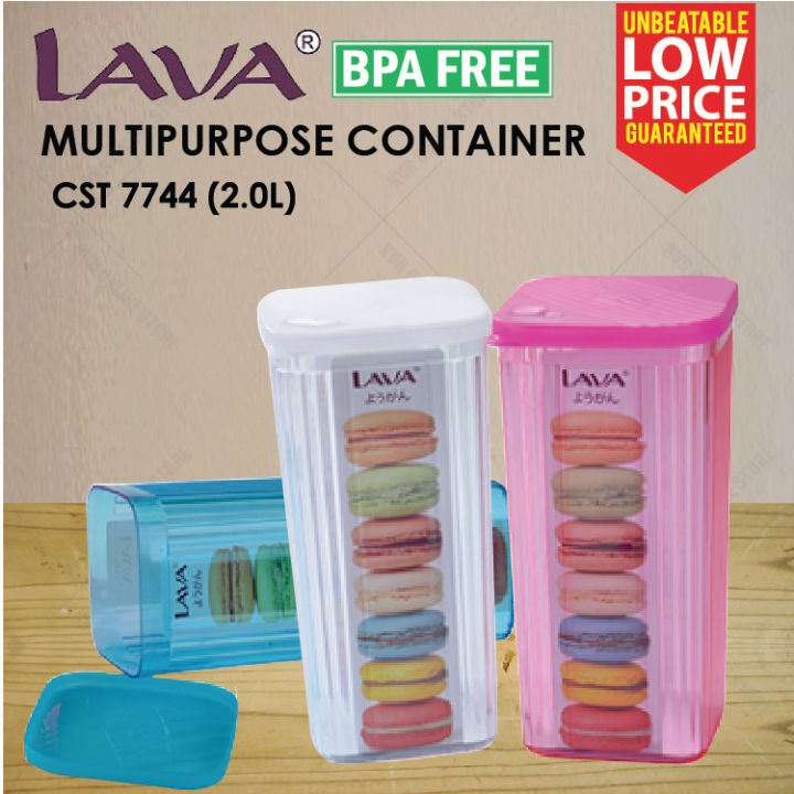 LAVA Multipurpose Airtight Food Container / Bekas Makanan / Bekas Kuih ...