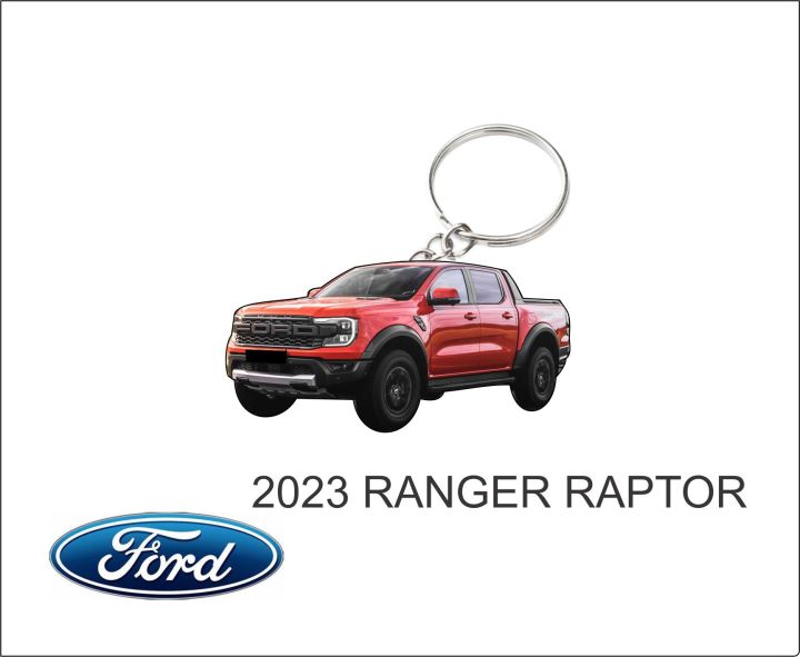 ford ranger raptor 2023 orange keychain 2d | Lazada