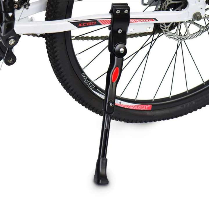 Cryatal-168 Universal Bike Side Stand Aluminum Adjustable Bicycle Foot ...