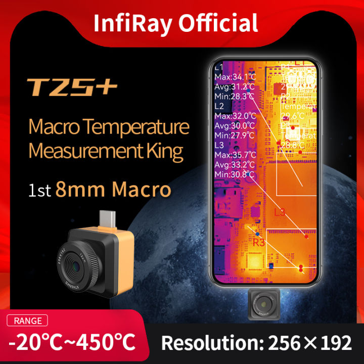 InfiRay T2S Plus Thermal Imager IR Camera Imaging Thermo-meter PCB 25HZ ...