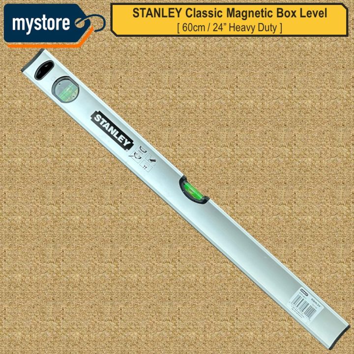 STANLEY Classic Magnetic Box Level 60cm / 24 inches Heavy Duty | Lazada PH