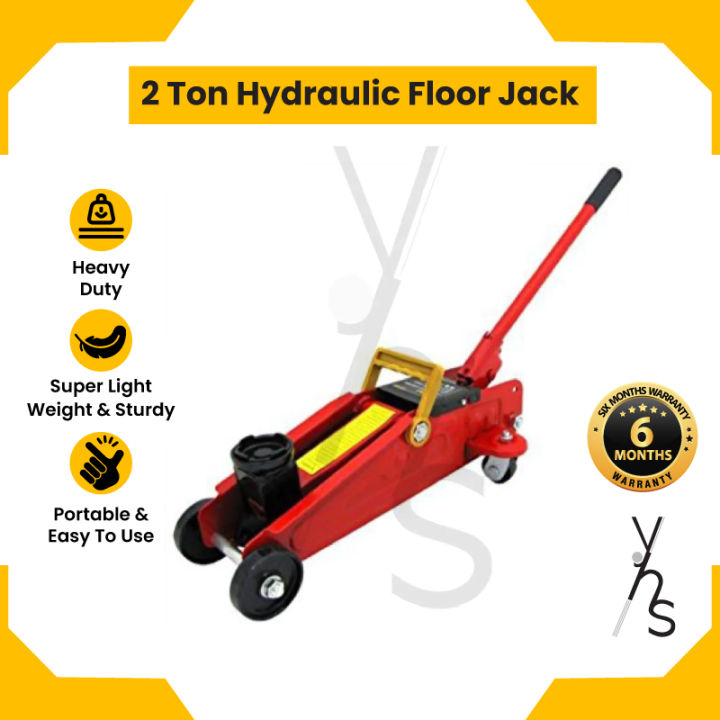 2 TON HYDRAULIC TROLLEY FLOOR JACK FOR AUTO REPAIR TOOLS CAR / TYRE ...