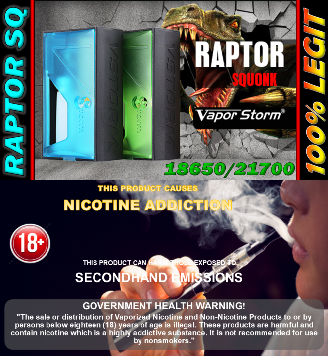 Vapor Storm Raptor Squonk Mod | Lazada PH