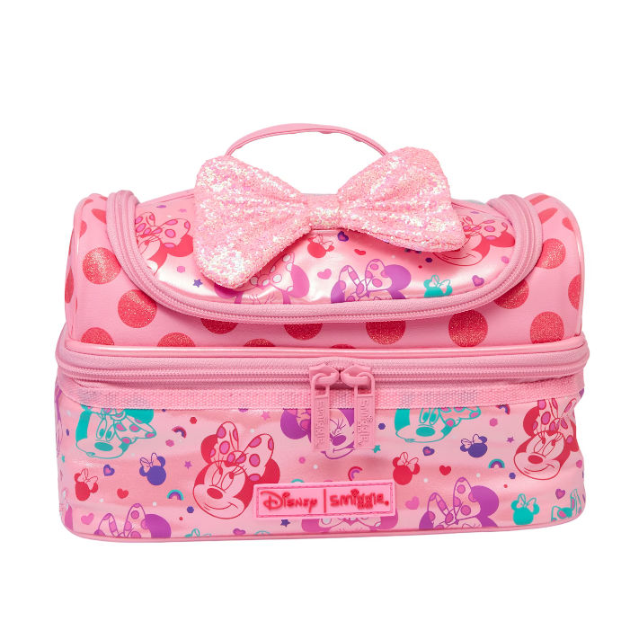 Smiggle Minnie Mouse Double Decker Lunchbox bag | Lazada