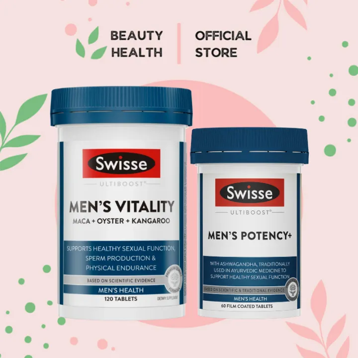 [SG l Authorized] Swisse Ultiboost Men's Vitality 120 Tablets | Men's Potency 60 Tablets ...