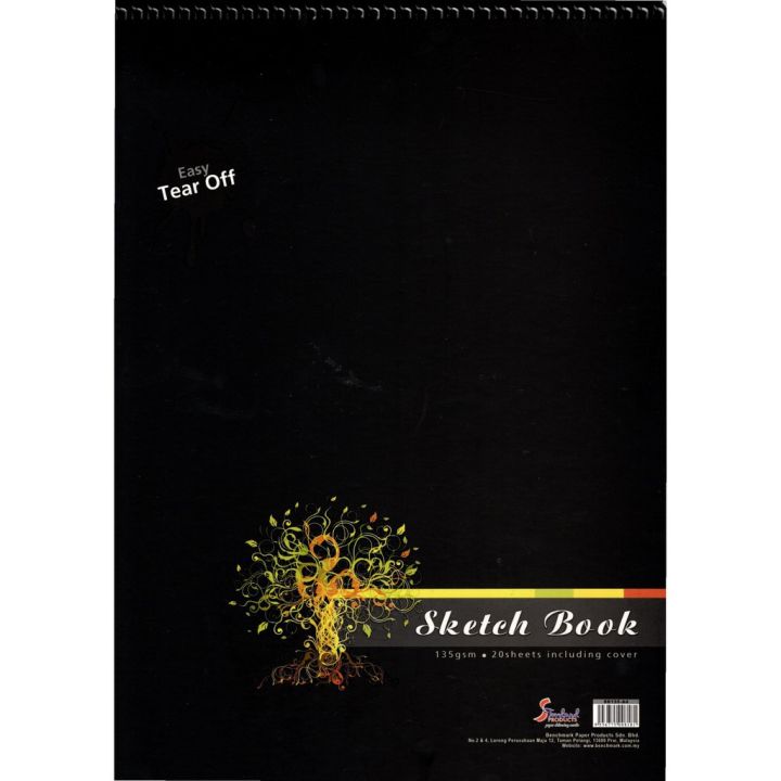 STANDARD A4/A3 Sketch Book /Kertas Lukisan 135gsm (20'SHEET /TEAR OFF ...
