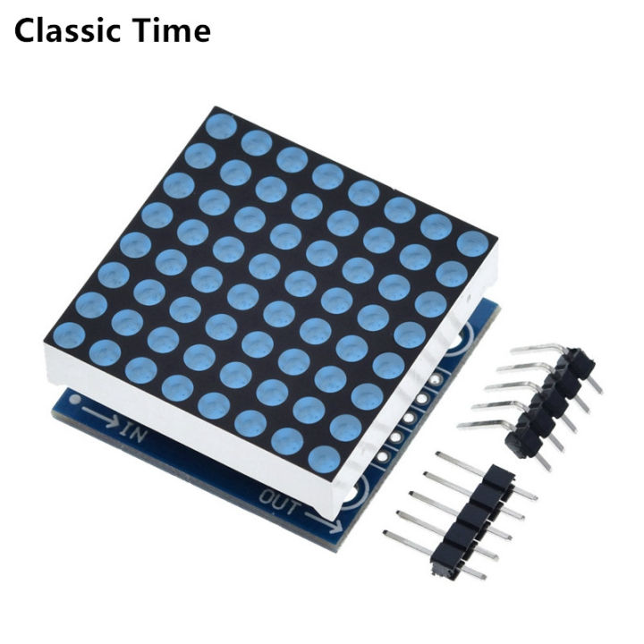 Max7219 Dot Matrix Module Microcontroller Module Diy Kit Mcu Led Display Control Module Kit Lazada