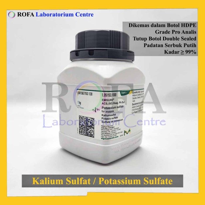 Kalium Sulfat / Potassium Sulfate / K2SO4 Pro Analis Merck 1 Gram ...