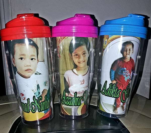 BOTOL MINUM CUSTOM, botol minum poto sendiri, botol plastik, tumbler ...
