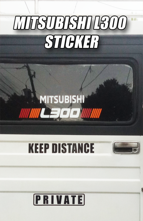 Mitsubishi L300 ralliart concept sticker | Lazada PH