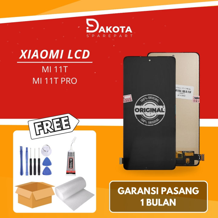 LCD XIAOMI 11T / 11T PRO FULLSET ORIGINAL FREE LEM + OPENING SET | Lazada Indonesia