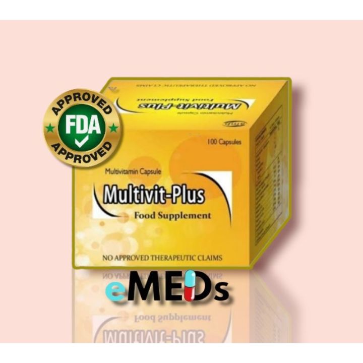 MULTIVIT-PLUS Capsule (Multivitamins) by 100's/box | Lazada PH