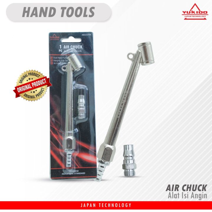 Air chuck isi angin ban motor mobil Alat isian angin ban model nepel ...