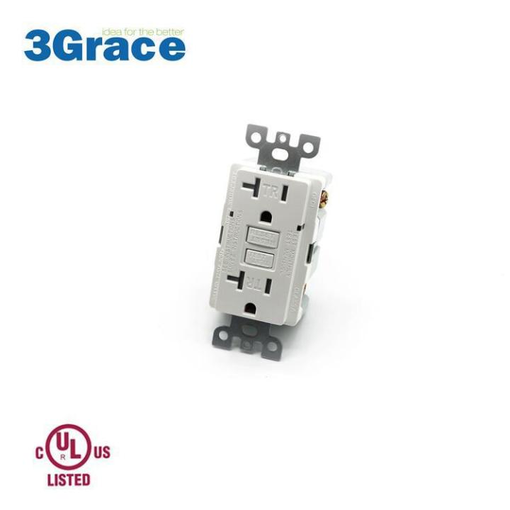 GFCI leakage protection socket with self-test fault circuit breaker ...