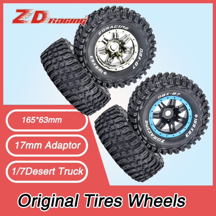 2PCS ZD RACING DBX07 DBX-07 1/7 RC Remote Control Model Car Desert ...