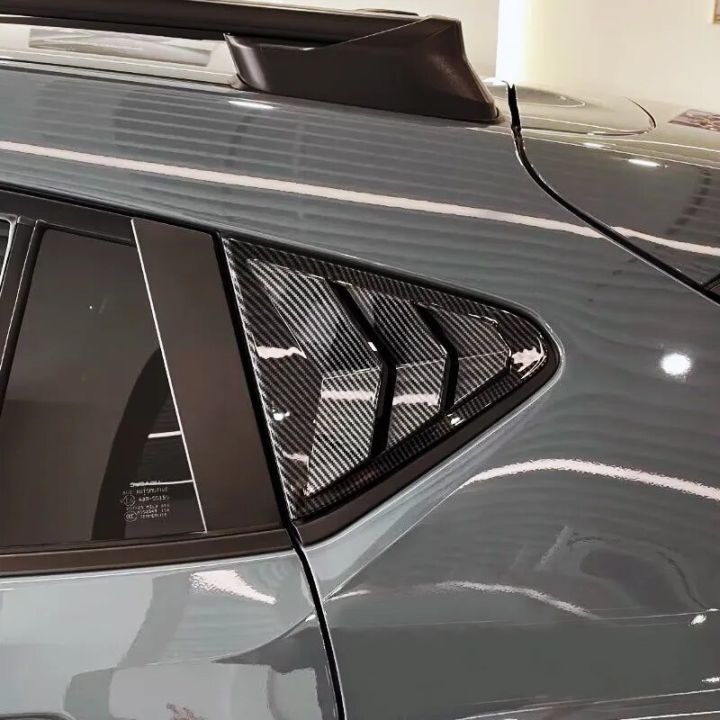 For Subaru Crosstrek 2024 ABS Carbon Fiber Exterior Side Car Rear ...
