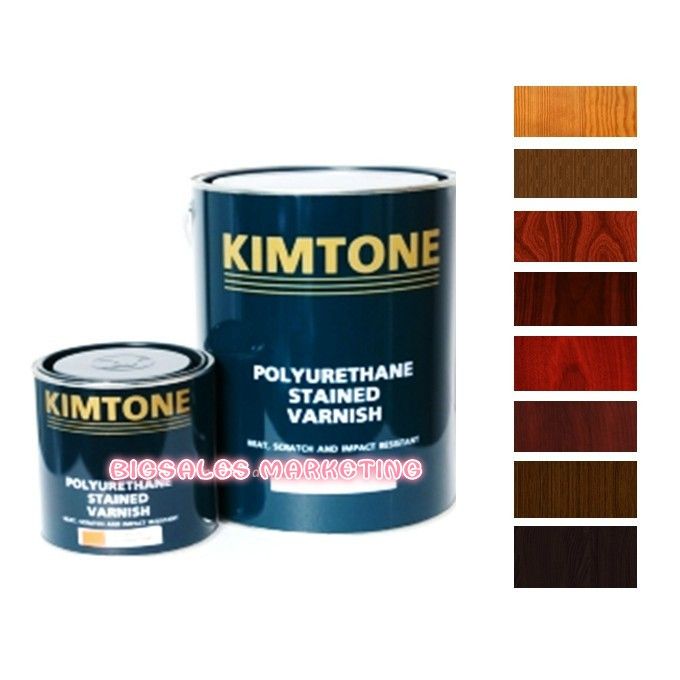 1 Litre KIMTONE UV Protection Wood Lacquer/Wood Shellac/Syelek Kayu ...