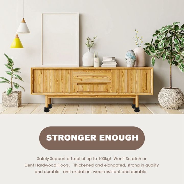 C62X Adjustable Bed Risers Heavy Duty Furniture Risers Sofa Table Couch ...