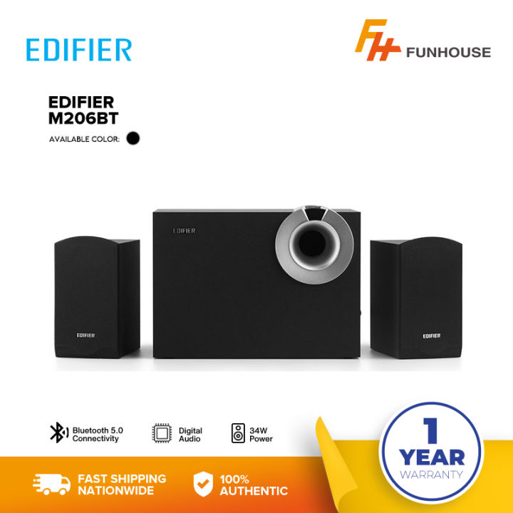 Edifier M206BT Bluetooth Speaker Audio Super Subwoofer 3D Surround ...