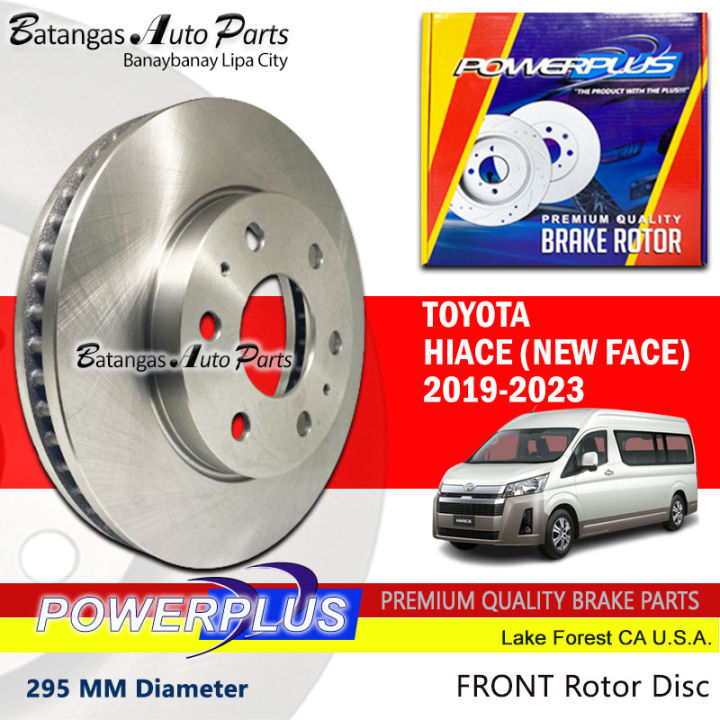 POWERPLUS ROTOR DISC TOYOTA HIACE NEW FACE 2019-2023 1PC | Lazada PH