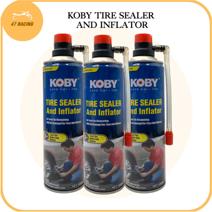 47Racing Koby Tire Sealer And Inflator 600ml | Lazada PH