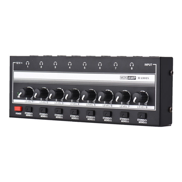 High-Quality 8-Channel Stereo Headphone Amplifier with Ultra-Low Noise ...