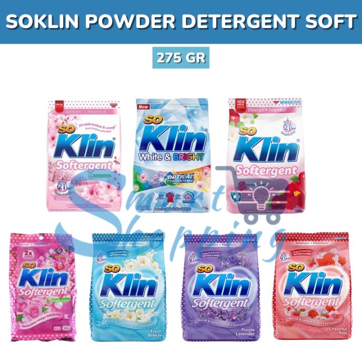 SOKLIN POWDER DETERGENT SOFT 215 GR / DETERGENT BUBUK | Lazada Indonesia