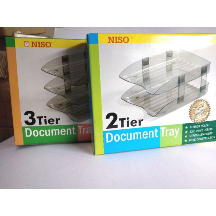 Niso 2 Tier / 3 Tier Document Tray - 8220/8230 | Lazada