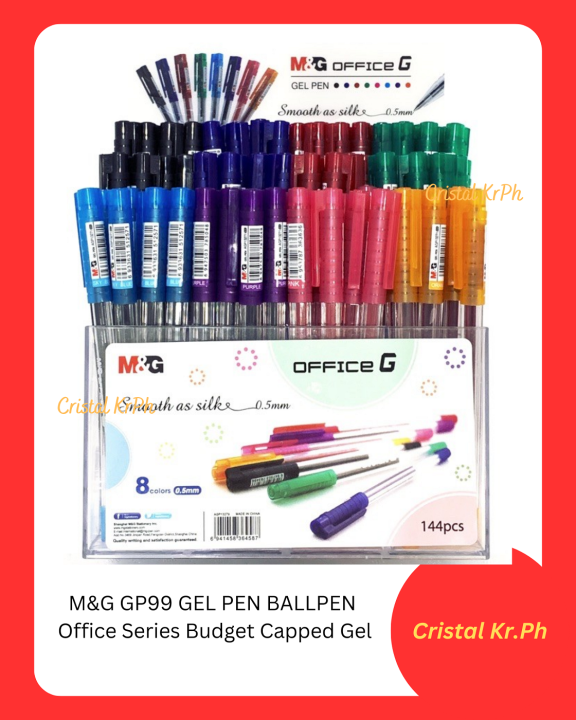 M&G GP99 GEL PEN BALLPEN Office Series Budget Capped Gel Sold Per Piece ...