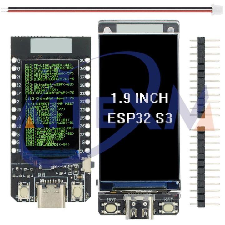 T-Display ESP32 T-PicoC3 S3 1.9นิ้ว WiFi และบลูทูธ-เข้ากันได้โมดูล ESP32 C3บอร์ดพัฒนา1.14นิ้ว ...
