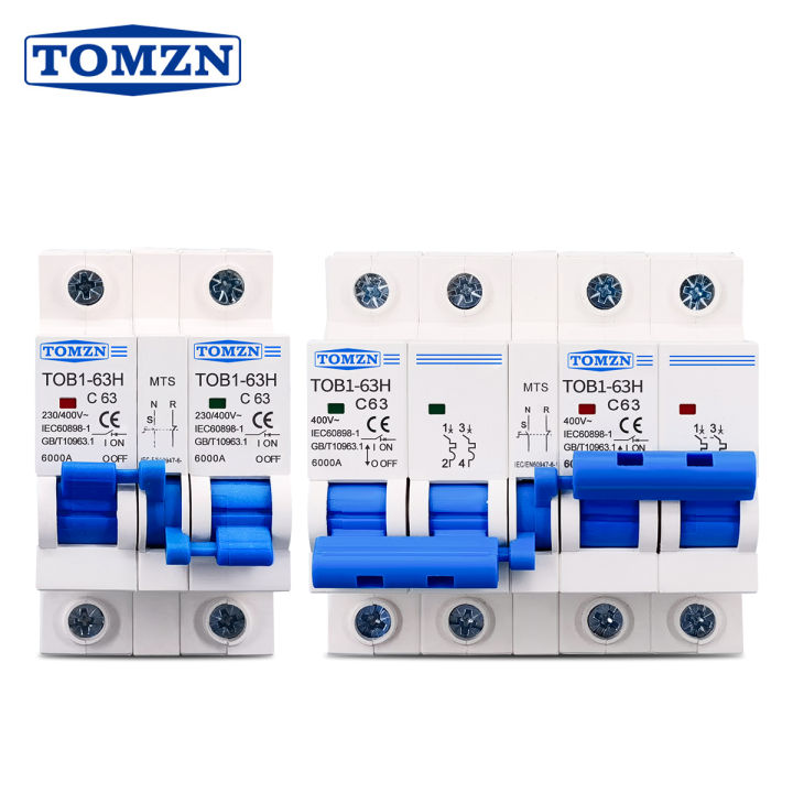 MTS Dual power Manual transfer switch Circuit breaker MCB 50HZ60HZ ...