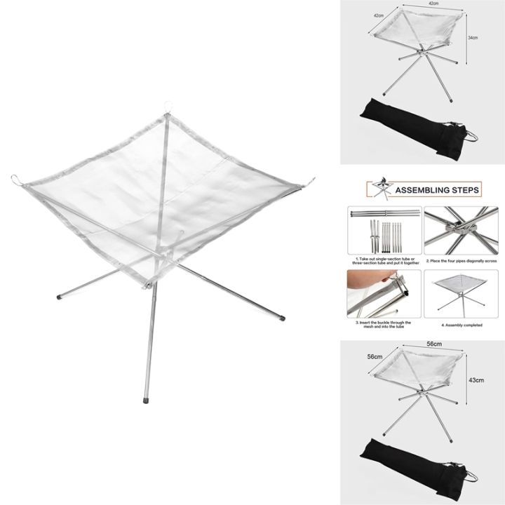 Folding Campfire Stand Portable Folding Fire Pit Portable Fire Pit ...