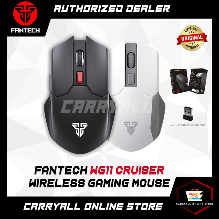 FANTECH Cruiser WG11 Wireless 2.4GHz Pro Gaming Mouse - Black & Space ...
