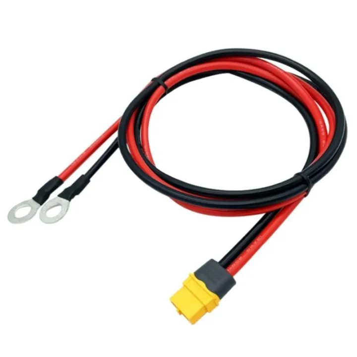 XT60 Female to O Rings Connectors Terminal Cable 12AWG Tined Copper ...