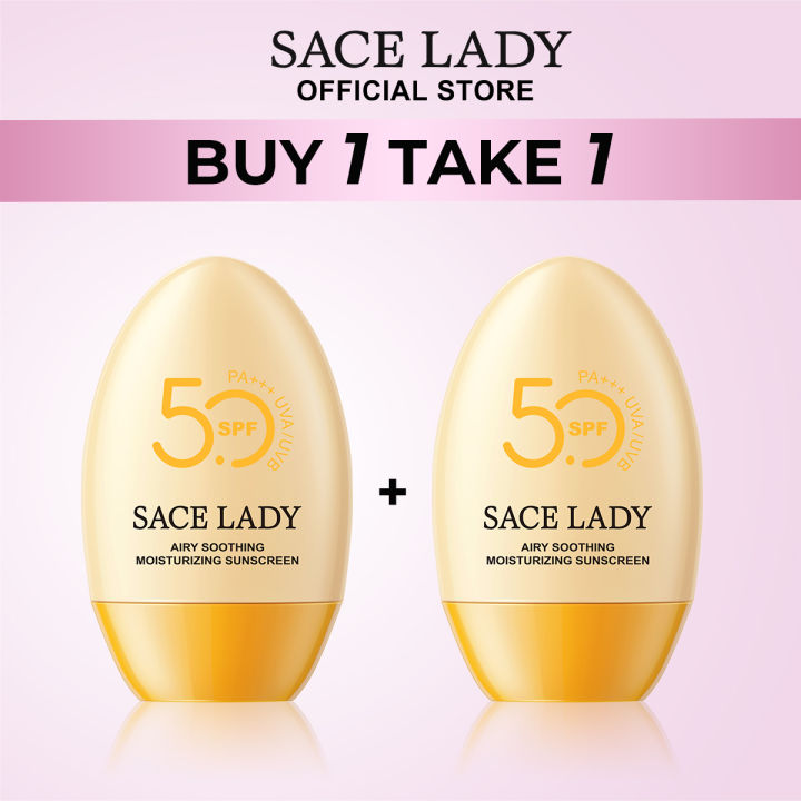SACE LADY Sunscreen SPF50+++ UVA/UVB Protection Airy Soothing ...