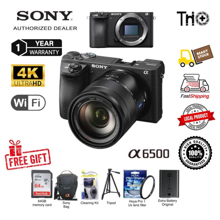 Sony Alpha a6500 Mirrorless Digital Camera with 16-50mm Lens ( 1 Year ...
